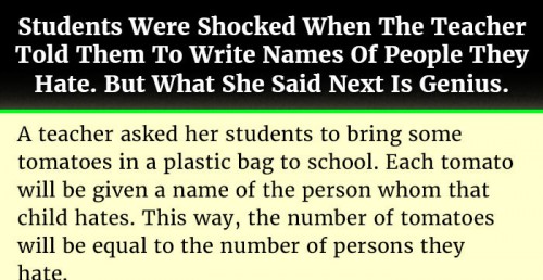 Students Are Shocked When Teacher Tells Them to Write Names Of People ...